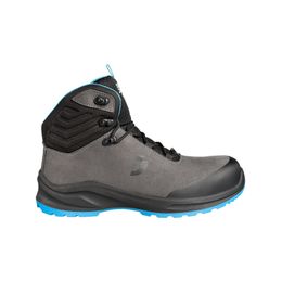 Sicherheitsschuh SAFETY JOGGER WORKS "Modulo Mid" Gr. 42, grau (grau, blau), 42, Obermaterial: 100% sonstige Fasern AF., Schuhe