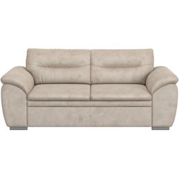 2,5-Sitzer COTTA "Leandra", beige, B:205cm H:88cm T:90cm, NaturLEDER: Bitte beachten Sie, dass Lederbez&uuml;ge mehr N&auml;hte aufweisen als Stoffbez&uuml;ge.;Kunstleder Softlux;NaturLEDER (echtes Rindsleder) Die R&uuml;ckseite bei Naturlederprodukten ist mit Spannstoff bezogen.;Luxus-Microfaser (100% Polyester), Sofas, Polstergarnitur, auch als Set erh&auml;ltlich