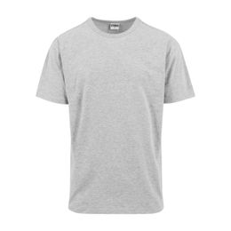 T-Shirt Urban Classics "Urban Classics Herren Oversized Tee", Damen, Gr. L, grau, 100% Baumwolle, unifarben, oversize, Rundhals, Shirts T-Shirt