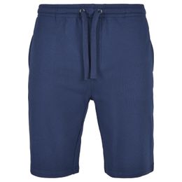 Stoffhose Urban Classics "Urban Classics Herren Basic Sweatshorts", Herren, Gr. M, US-Gr&ouml;&szlig;en, dunkelblau, 100% Baumwolle, unifarben, normal, Hosen Stoffhose