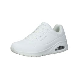 Sneaker Skechers "Skechers Sneaker Lederimitat", Damen, Gr. 38, wei&szlig;, Lederimitat, Schuhe Sneaker