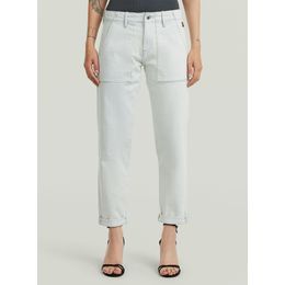 G-Star Raw 5-Pocket-Jeans G-STAR "Kate Boyfriend Fatigue Jeans", Herren, Gr. 26, L&auml;nge 32, beached faded clifton blau, Obermaterial: 74% Baumwolle, 25% Baumwolle, 1% Elasthan, Jeans 5-Pocket-Jeans