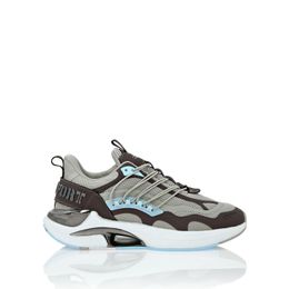 Sneaker Plein Sport "Air Pressure //Gen.x.4", Damen, Gr. 35, Normalschaft, lila (0673, beige, lila), Schuhe Sneaker