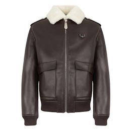 Blouson Philipp Plein "Jacke", Herren, Gr. L, 04, braun, Obermaterial: 100% Polyester, Jacken Blouson