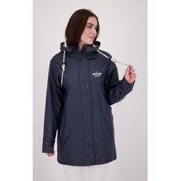 Regenjacke DEPROC Active "WOLGAST", Herren, Gr. 36/38 (M), navy, 100% Polyester, normal, mit Druckknopf, Jacken Regenjacke, auch in Gro&szlig;en Gr&ouml;&szlig;en erh&auml;ltlich