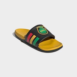 Badesandale adidas Sportswear "ADILETTE COMFORT 2.0 JAMAIKA BADESCHLAPPEN", Herren, Gr. 40,5, core schwarz, pure ruby, ftwr wei&szlig;, Synthetik, Schuhe, Badelatschen, World Cup Nations Pack