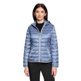 Steppjacke Betty Barclay "Damen mit abnehmbarer Kapuze", Damen, Gr. 38, stonewash, Obermaterial: 100% Polyamid; F&uuml;llung: 100% Polyester, figurumspielend, Jacken Steppjacke