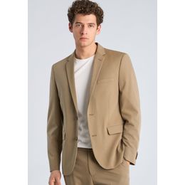 Anzug LINDBERGH "Anzug Relaxed Fit", Herren, Gr. 50, Normalgr&ouml;&szlig;en, beige (army), Obermaterial: 77% Polyester, 18% Viskose, 5% Elasthan. Futter: 100% Polyester, unifarben, Anz&uuml;ge
