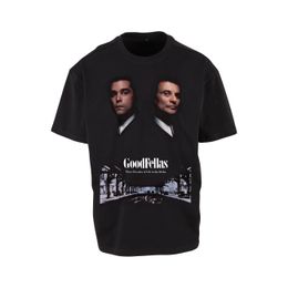 T-Shirt Merchcode "Merchcode Goodfellas Poster Lightweight Oversize Tee", Damen, Gr. S, schwarz, 100% Baumwolle, bedruckt, loose fit, Rundhals, Shirts T-Shirt