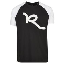T-Shirt Rocawear "Rocawear Herren Rocawear T-Shirt", Damen, Gr. S, schwarz, wei&szlig;, 60% Baumwolle, 40% Polyester, bedruckt, normal, Rundhals, Shirts T-Shirt