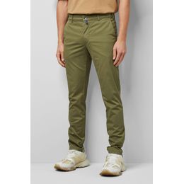 Chinos MEYER "Chinohose", Herren, Gr. 33, L&auml;nge 32, oliv, 97% Baumwolle, 3% Elasthan, unifarben, regular fit lang, Hosen, M5 FIT im Uni-Look