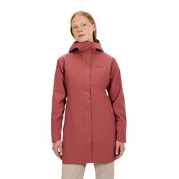 Softshelljacke Berghaus "OMEARA LONG SHELL JKT AF", Herren, Gr. L, corundum, Obermaterial: 100% Polyester. Futter: 100% Polyamid, Jacken Softshelljacke, sportlicher Stil, mit verstellbarer Kapuze, atmungsaktiv