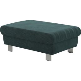 Hocker COTTA "Komaris, B: 100 cm", hunter, B:100cm H:45cm T:65cm, 88% POLYESTER (PES) 12% POLYAMID (PA), Hocker, Hocker, individuell zu kombinieren