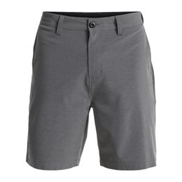 Badeshorts Quiksilver "Union Heather Amph 19", Herren, Gr. 33(M/L), US-Gr&ouml;&szlig;en, schwarz heather, Polyester, Badehosen Badeshorts