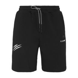 Bermudas Plein Sport "Scratch", Herren, Gr. 4XL, US-Gr&ouml;&szlig;en, schwarz (02, schwarz), Obermaterial: 87% Baumwolle, 13% Polyester, Hosen Bermudas