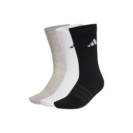 Kurzsocken adidas originals "Socken Cushioned Sportswear Crew Socks 3er Pack", Herren, Gr. 37-39, bunt (schwarz, grau, wei&szlig;), Obermaterial: 56% Baumwolle CO. 40% Polyester PES. 3% Elasthan EL. 1% Polyamid PA., Socken