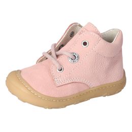 Lauflernschuh Pepino BY RICOSTA "Cory 50 WMS: Mittel", Baby, Gr. 26, rosa (barbie, rosa), Leder, Schuhe Lauflernschuh, Schn&uuml;rschuh mit WMS-System, Leder, Gr&ouml;&szlig;enschablone zum Download
