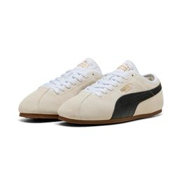 Sneaker Puma "TACKLE", Herren, Gr. 42, alpine snow, Puma schwarz, gum, Leder, mehrfarbig, Schuhe Sneaker, mit sportlichem Stil, mit Schn&uuml;rverschluss, Obermaterial aus Leder