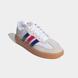 Sneaker adidas Sportswear "BARREDA DECODE", Herren, Gr. 37, cloud wei&szlig;, pure ruby, mystery ink, Leder, Textil, Schuhe Sneaker, World Cup Nations Pack