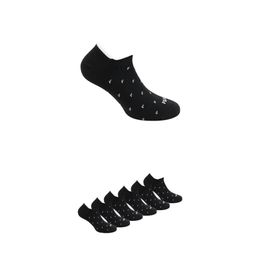 Socken Fila, Damen, Gr. 43-46, schwarz, Baumwollmischung, Socken Socken, verst&auml;rkte Ferse, Cotton-Mix