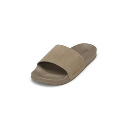 Marc O'Polo Strandschuh MARC O'POLO "mit Velourslederriemen", Herren, Gr. 40, schwarz taupe, Obermaterial: 100% Leder (Rind), unifarben, Schuhe Strandschuh