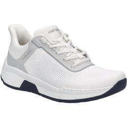 Sneaker Josef Seibel "Mitchell 15, weiss-grau", Herren, Gr. 42, wei&szlig; (wei&szlig;, grau), Obermaterial: 100% Textilmaterial TEXMAT., Schuhe Sneaker