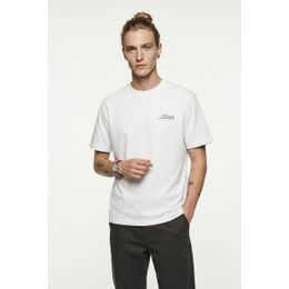 Only & Sons T-Shirt ONLY & SONS "ONSFRED LIFE RLX SS PRINT TEE NOOS", Damen, Gr. M, hellwei&szlig; print:chairs, Jersey, Obermaterial: 100% Baumwolle, bedruckt, relaxed fit normal, Rundhals, Shirts T-Shirt, Baumwolle, relaxed fit