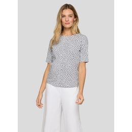 Print-Shirt Rabe "T-Shirt", Damen, Gr. 46, grau, 92%Baumwolle 8%Elasthan, tailliert, Shirts