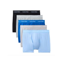 Trunk "TRUNK 5PK", Damen, Gr. XL (54), 5 Stk., classic blau, porpoise, schwarz, grau, Jersey, Obermaterial: 95% Baumwolle, 5% Elasthan, Calvin Klein Underwear, k&ouml;rpernah, Unterhosen, mit Logo-Elastikbund