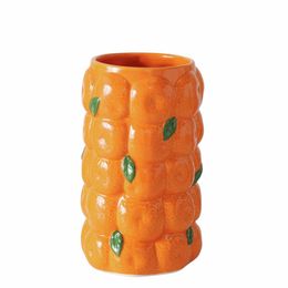 Boltze Vase 3D Optik ORANGE