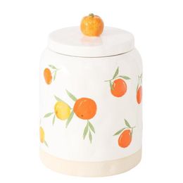 Boltze Vorratsdose mit Deckel Orange FRUITS