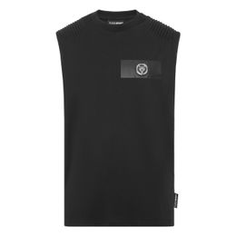 T-Shirt Plein Sport "T-Shirt", Jungen, Gr. XXL, schwarz (02, schwarz), Obermaterial: 100% Baumwolle, Shirts T-Shirt