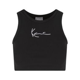 T-Shirt Karl Kani "Karl Kani Damen", Damen, Gr. L, schwarz, 97% Baumwolle, 3% Elasthan, slim fit, Rundhals, Shirts T-Shirt