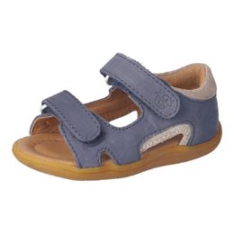 Sandale Pepino BY RICOSTA "Jasper WMS: mittel", M&auml;dchen, Gr. 21, nautic, Nubukleder, Schuhe Sandale, Babyschuh mit Klett, Gr&ouml;&szlig;enschablone zum Download