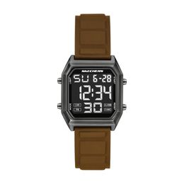 Chronograph Skechers "Ridgeley", dunkelbraun, schwarz, Armbanduhren, Herren, Chronograph, Quarzuhr, Armbanduhr, Damenuhr, Herrenuhr, digital, Tag, Wochentag