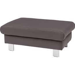 Hocker COTTA "Komaris, B: 100 cm", elefant, B:100cm H:45cm T:65cm, Microfaser PRIMABELLE (100% Polyester);Kunstleder SOFTLUX;Feinstruktur (100% Polyester);Kunstleder SOFTLUX/Struktur (100% Polyester);NaturLEDER, Hocker, Hocker, individuell zu kombinieren