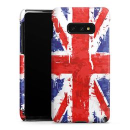 DeinDesign Galaxy S10e Handy Premium Case Smartphone Handyh&uuml;lle Schutzh&uuml;lle matt Union Jack England Flag Premium Case
