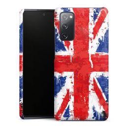 DeinDesign Galaxy S20 FE Handy Premium Case Smartphone Handyh&uuml;lle Schutzh&uuml;lle gl&auml;nzend England Union Jack Flag Premium Case
