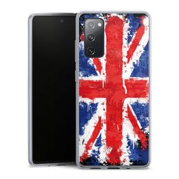 DeinDesign Galaxy S20 FE 5G Handy Silikon H&uuml;lle Case transparent Handyh&uuml;lle England Union Jack Flag Silikon Case