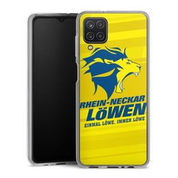 DeinDesign Galaxy A12 Handy Silikon H&uuml;lle Case transparent Handyh&uuml;lle Rhein-Neckar-L&ouml;wen Official Licensed Product Rnl Silikon Case