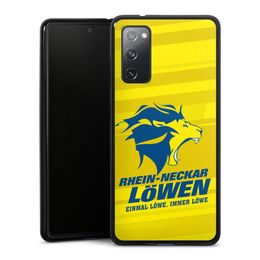 DeinDesign Galaxy S20 FE 5G Handy Silikon H&uuml;lle Case schwarz Handyh&uuml;lle Rhein-Neckar-L&ouml;wen Official Licensed Product Rnl