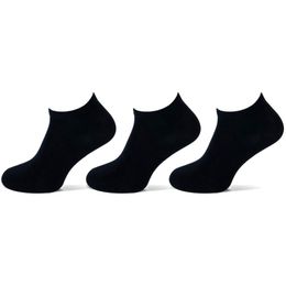 Arbeitssocken STAPP "Teckel Socks Sneaker 3er Pack 3 Paar", Gr. 35, schwarz, Obermaterial: 70% Baumwolle CO. 25% Polyester PES. 5% Elasthan EL., Socken