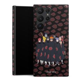DeinDesign Galaxy S23 Ultra Handy Premium Case Smartphone Handyh&uuml;lle Schutzh&uuml;lle gl&auml;nzend Akatsuki Naruto Shippuden Official Licensed Product Premium Case