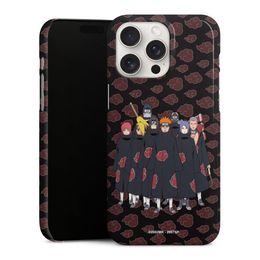 DeinDesign iPhone 15 Pro Max Handy Premium Case Smartphone Handyh&uuml;lle Schutzh&uuml;lle gl&auml;nzend Akatsuki Naruto Shippuden Official Licensed Product Premium Case