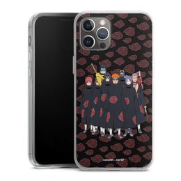 DeinDesign iPhone 12 Pro Max Handy Silikon H&uuml;lle Case transparent Handyh&uuml;lle Akatsuki Naruto Shippuden Official Licensed Product Silikon Case