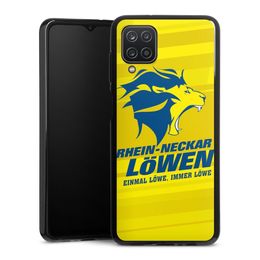 DeinDesign Galaxy A12 Handy Silikon H&uuml;lle Case schwarz Handyh&uuml;lle Rhein-Neckar-L&ouml;wen Official Licensed Product Rnl