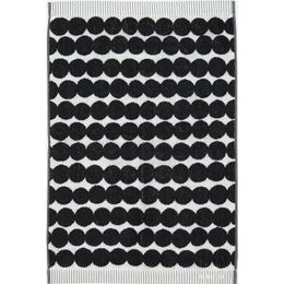 Handtuch Marimekko "R&Auml;SYMATTO", wei&szlig;,schwarz, B:50cm L:70cm, Frottee, Baumwolle, Handt&uuml;cher, 100% Baumwolle, weich, 50 x 70 cm