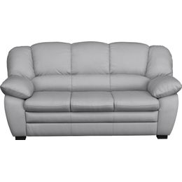 2,5-Sitzer COTTA "Casino", argent, B:191cm H:88cm T:92cm, 64% POLYURETHAN (PU) / 25% POLYESTER (PES) / 11% BAUMWOLLE (CO), Sofas, Polstergarnitur, auch als Set erh&auml;ltlich