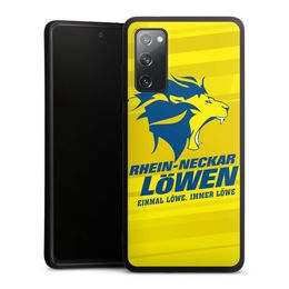 DeinDesign Galaxy S20 FE Handy Premium Silikon H&uuml;lle Handyh&uuml;lle schwarz Case Rhein-Neckar-L&ouml;wen Official Licensed Product Rnl Silikon Premium Case