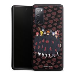 DeinDesign Galaxy S20 FE 5G Handy Premium Silikon H&uuml;lle Handyh&uuml;lle schwarz Case Official Licensed Product Akatsuki Naruto Shippuden Silikon Premium Case